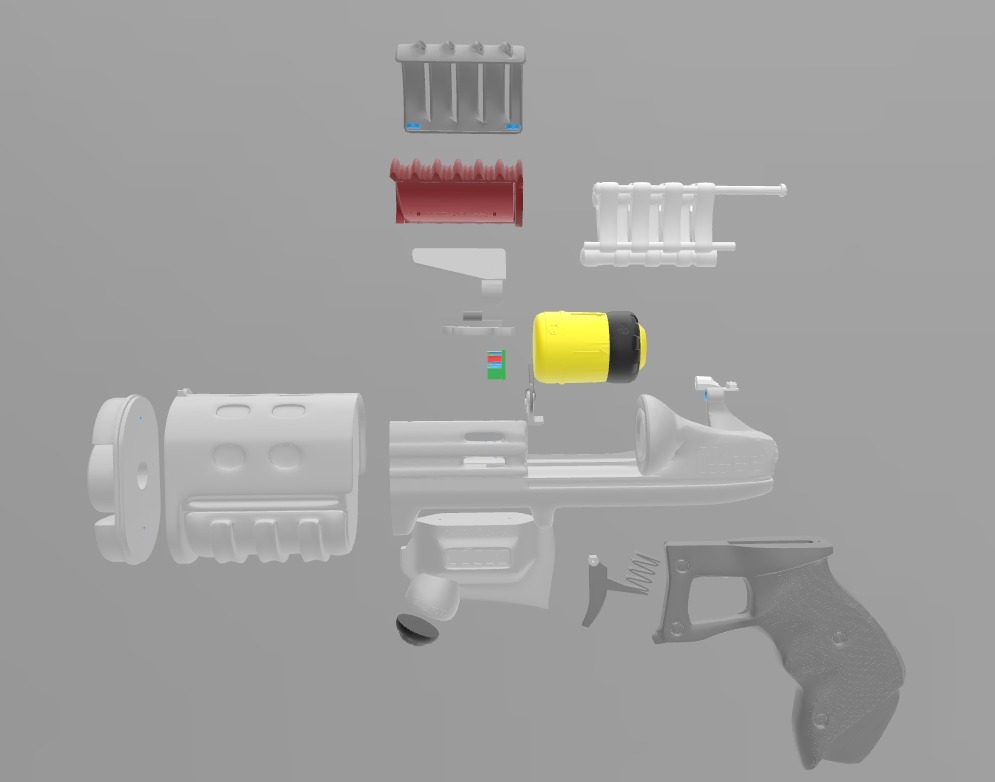 Fallout Glock 86 Plasma Pistol by 3nikhey made printable by ziddan ...