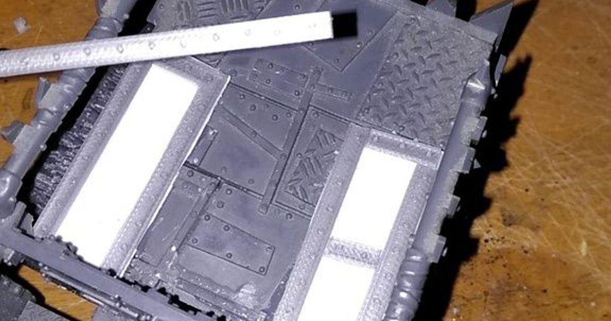 Rivet strip for detailing by ziddan | Download free STL model ...