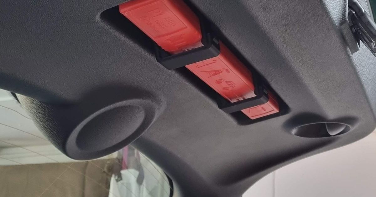 BMW i3 / Mini Hazard Triangle Brackets by RedSpaceAlien | Download free ...