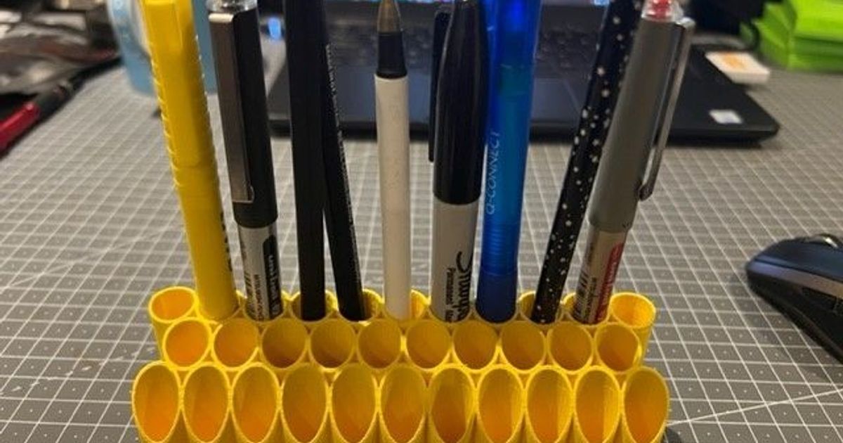 Pen Holder by Jamie Taylor | Download free STL model | Printables.com