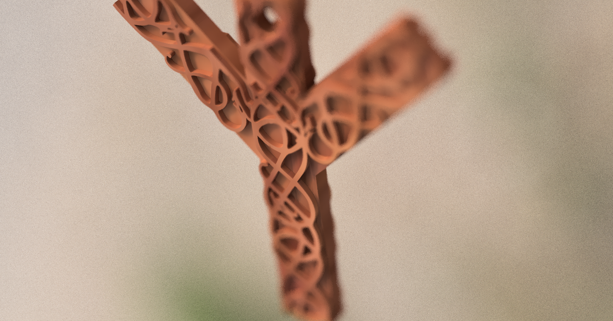 Eolh Rune by Sascha | Download free STL model | Printables.com