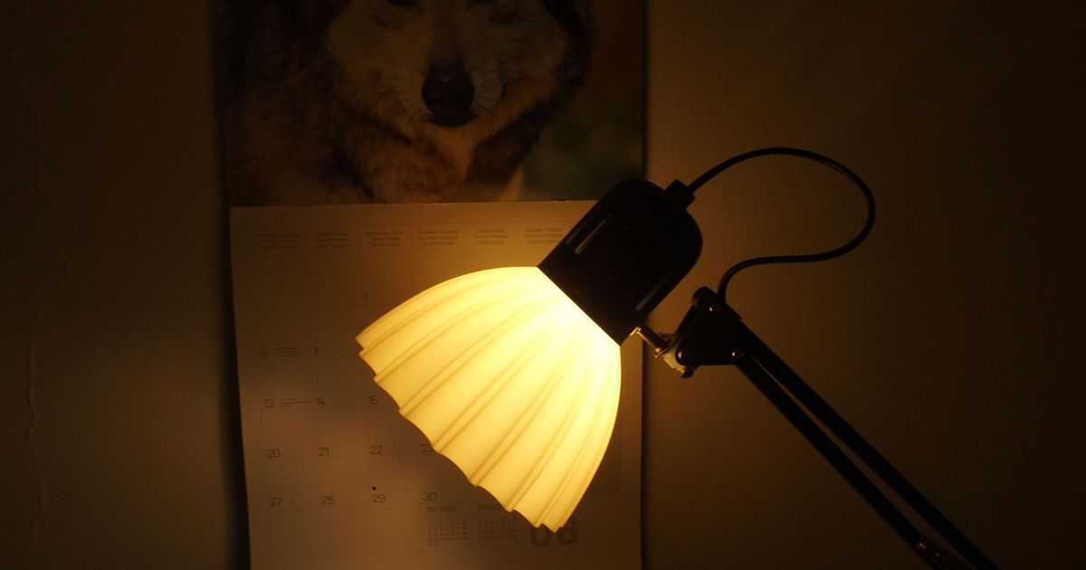 Ikea Tertial translucent lamp shade for vasemode (drawing incl.) by ...