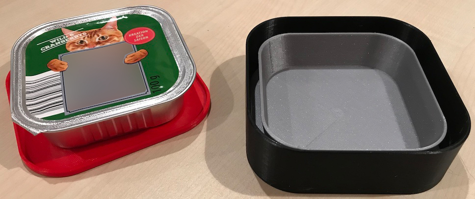 small cat food bowl - keep fresh box by JPG_master | Download free STL ...