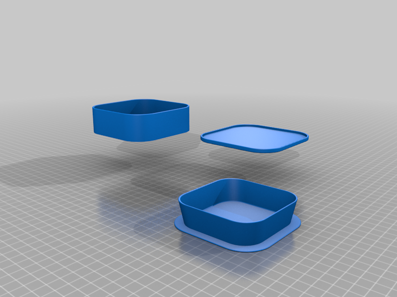 small cat food bowl - keep fresh box by JPG_master | Download free STL ...