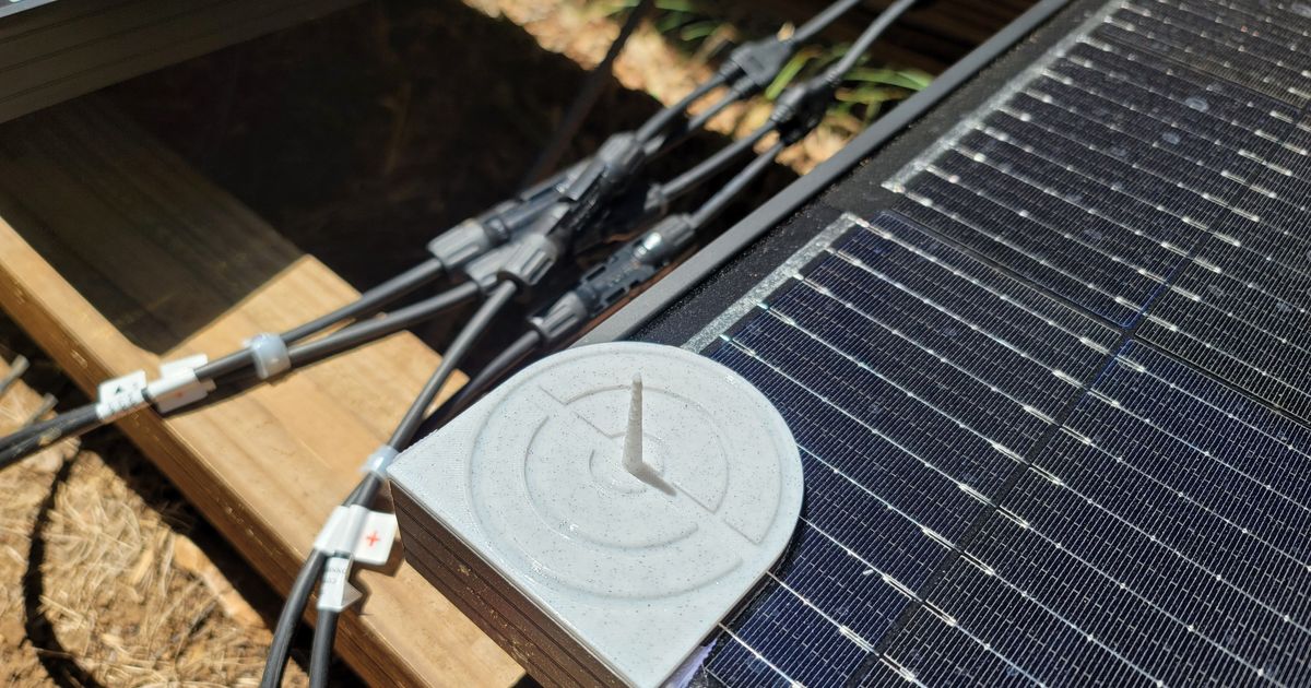 Solar Panel Alignment Tool by BootsInShoes | Download free STL model ...