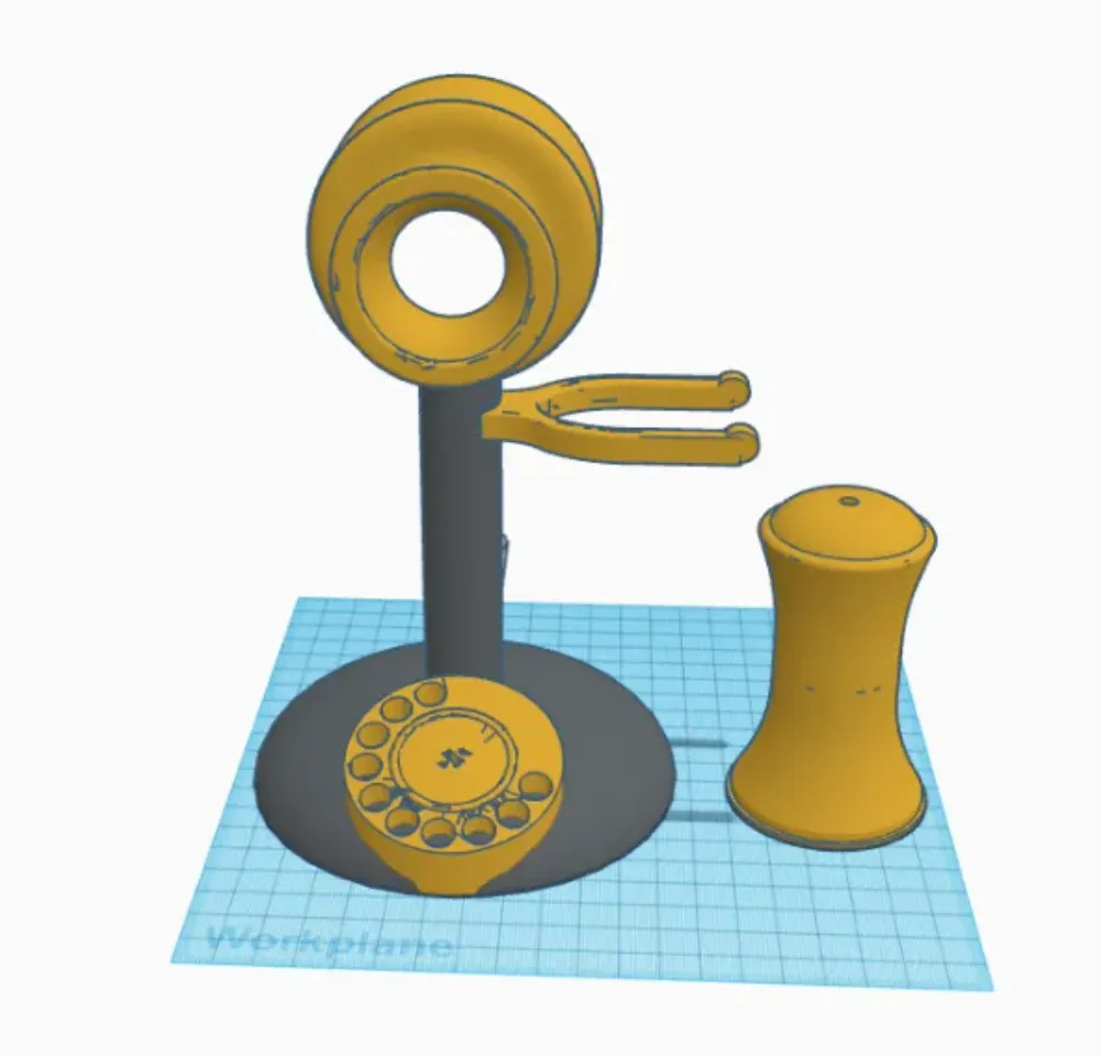 Candlestick Telephone by MakerKJS | Download free STL model ...