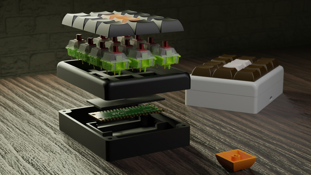 Pico Mpad by Dmytro Panin | Download free STL model | Printables.com