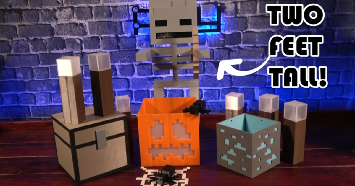 Minecraft Decoration Set by Print N Play | Download free STL model ...