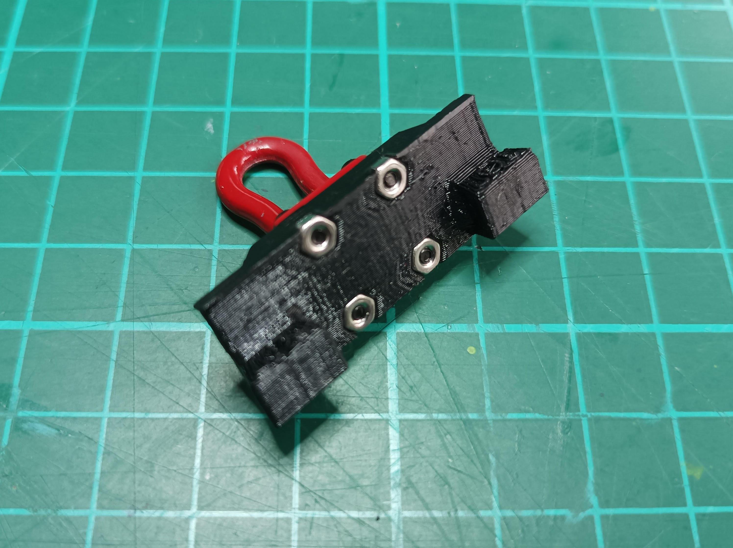 Shackle Mount Plate for 3DSets Bamboo4x4 Rear Bumper by ikletti ...