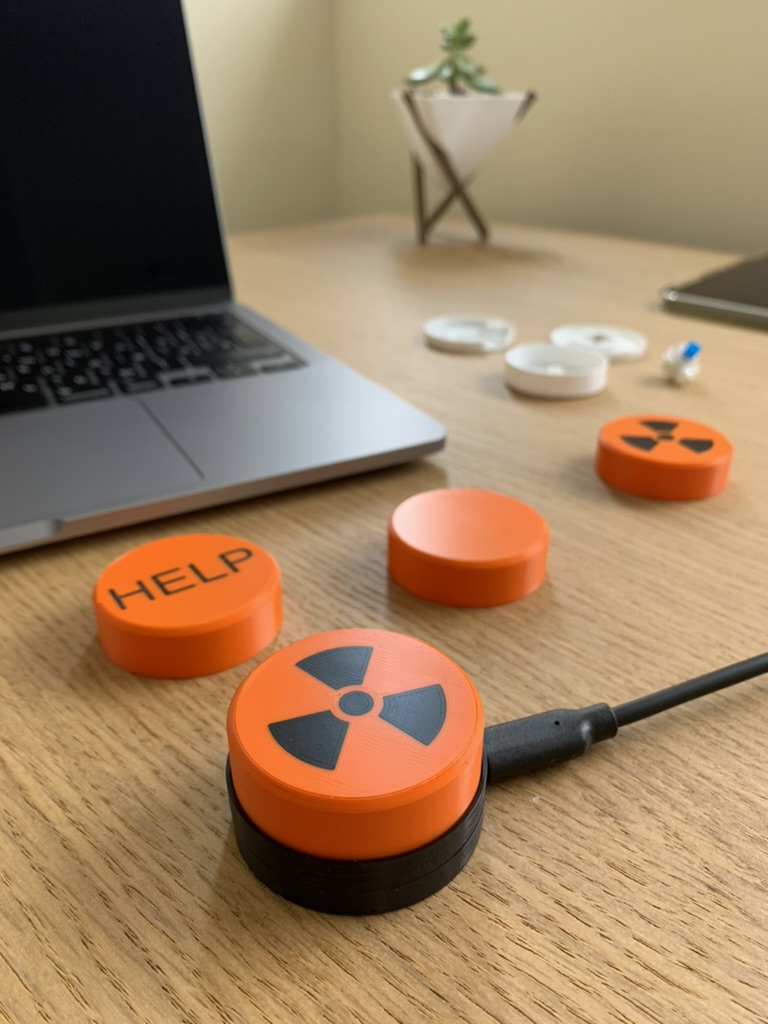 Big Orange Button a.k.a BOB by Dmytro Panin | Download free STL model ...