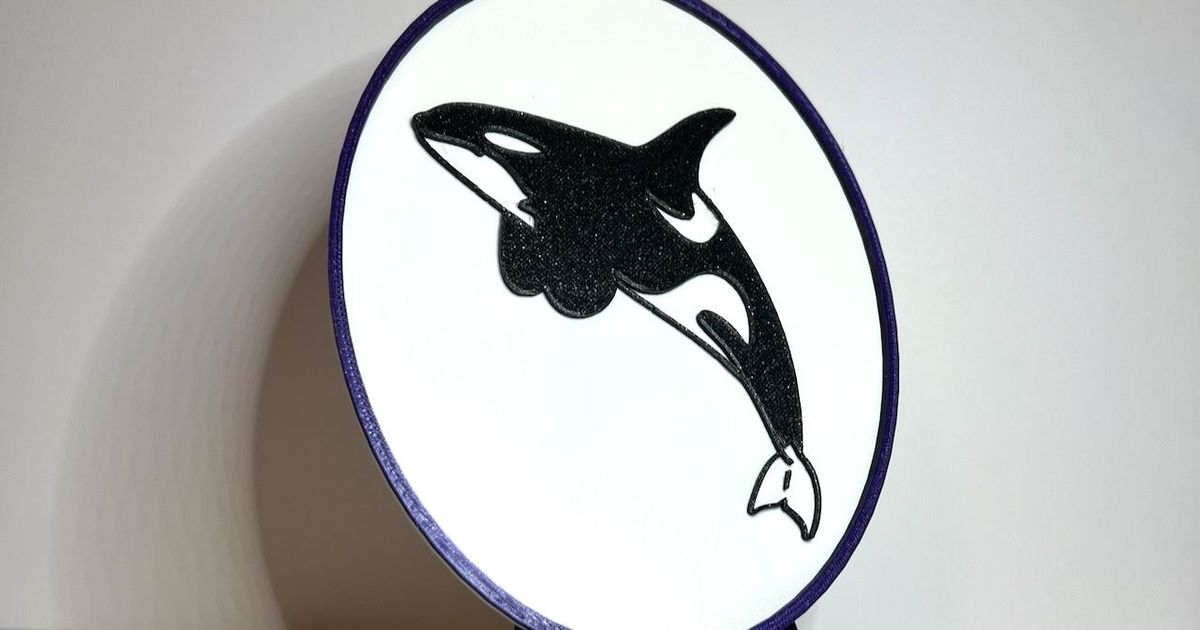Orca wall art by Jake | Download free STL model | Printables.com