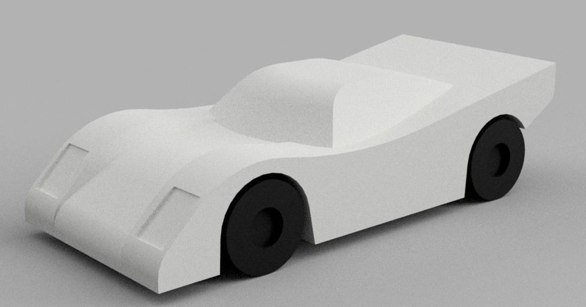 Mini Cars - Le Mans Racecar von Marco Lebdech | Kostenloses STL-Modell ...