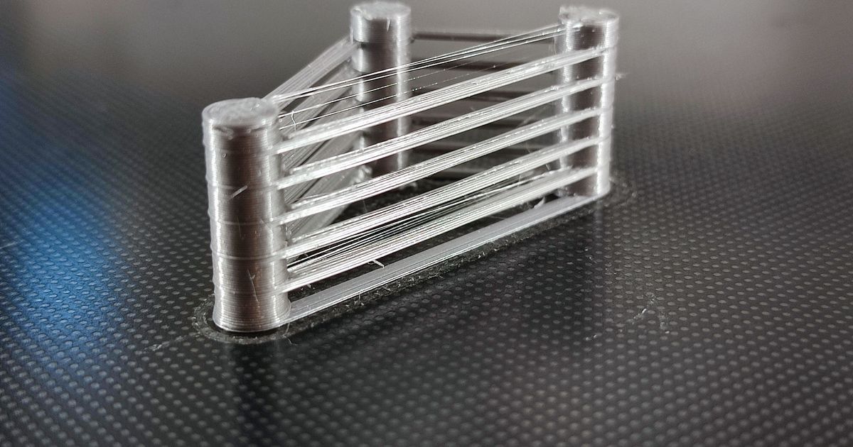 Fast Bridge and Retract test part, also for temperature by Maker81 ...