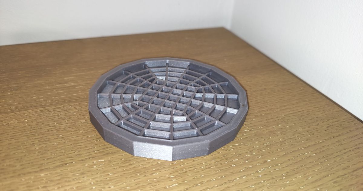 FEA Hex Mesh Coaster by beserkclouds | Download free STL model ...