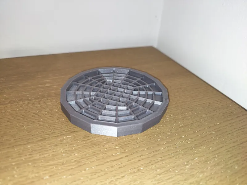 FEA Hex Mesh Coaster by beserkclouds | Download free STL model ...