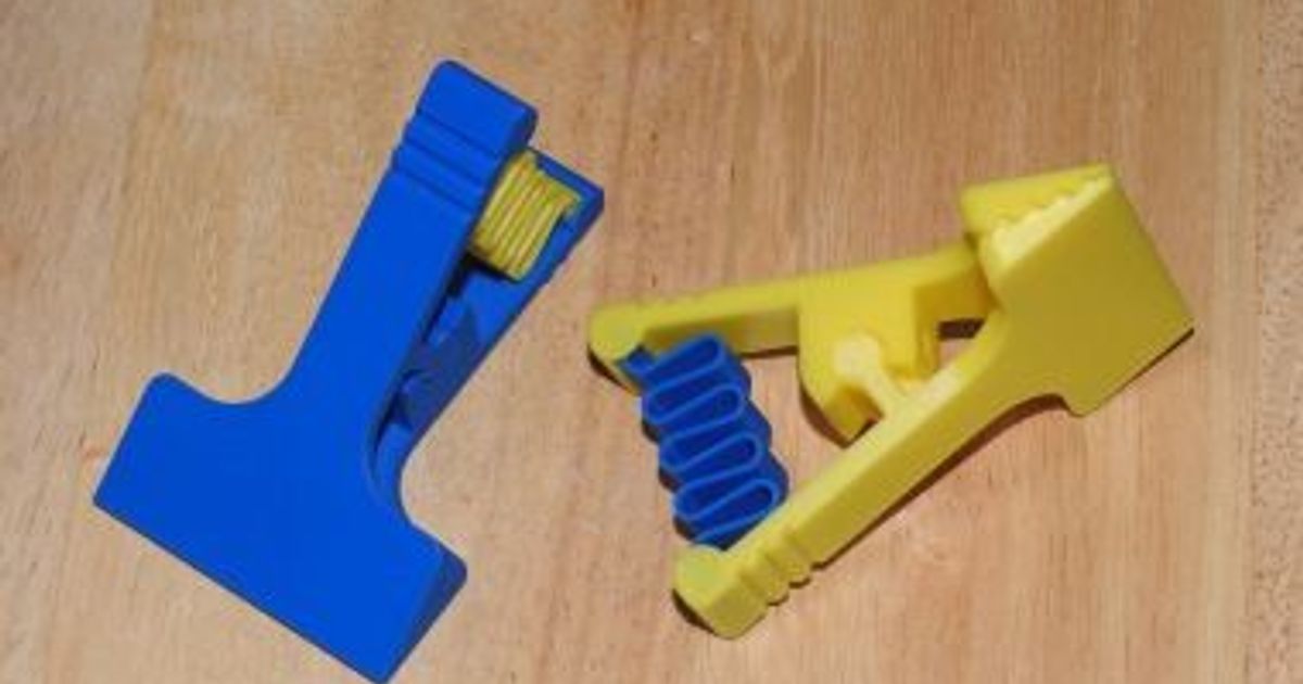 Super Strong Bag Clip by SteveS42 | Download free STL model ...