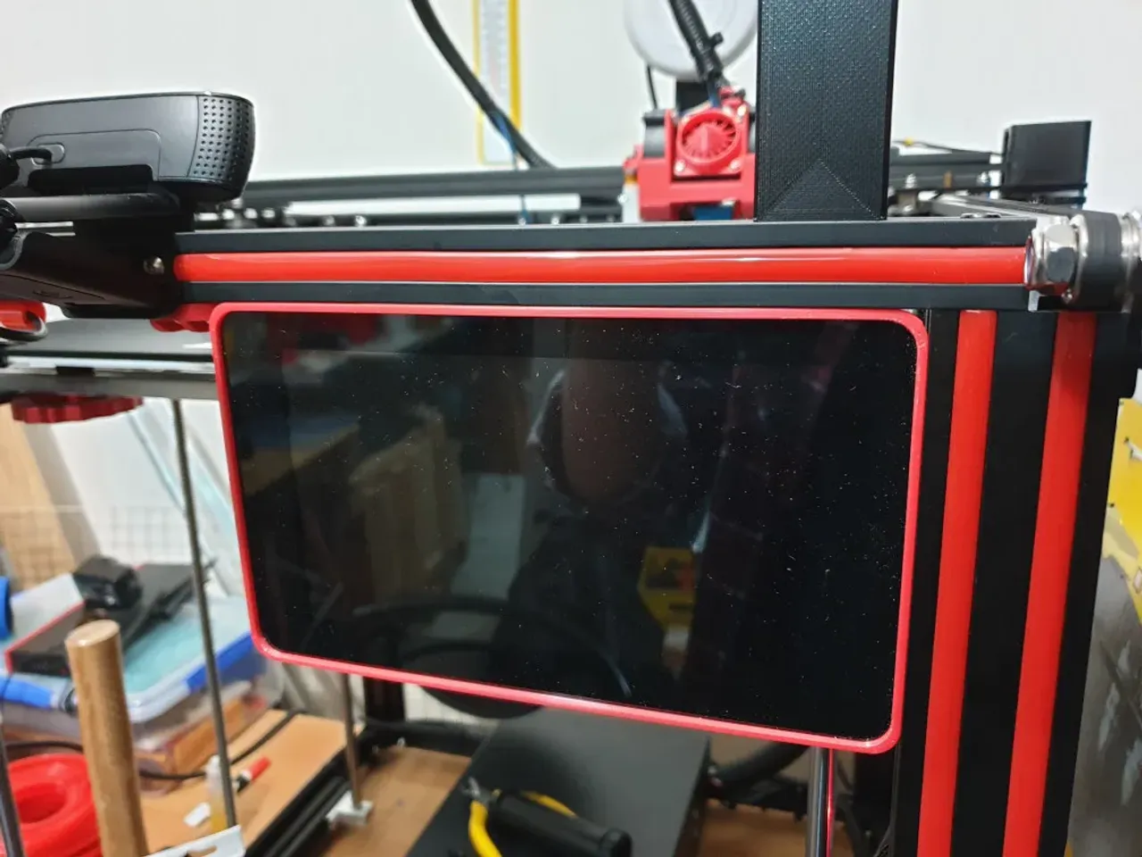 2020 Extrusion Bracket Raspberry Pi 7" Touch Screen Display LCD TFT Ender 5 Plus by Termiman ...