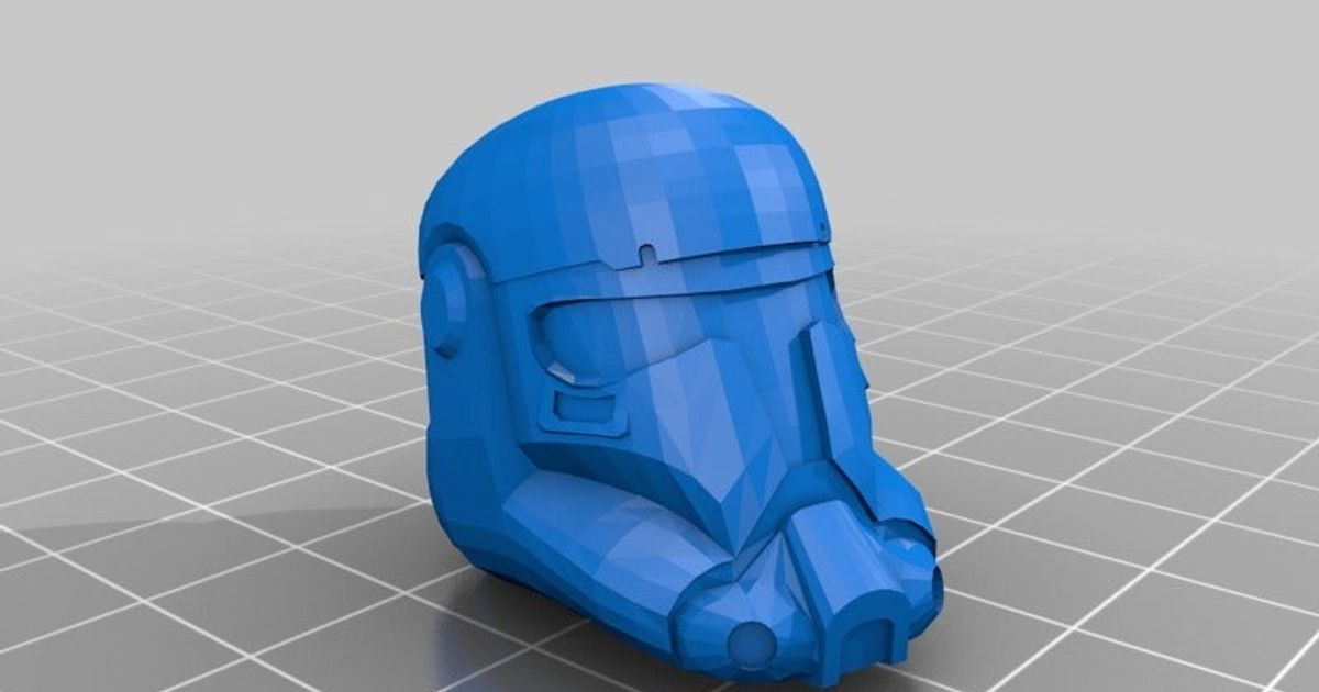 Republic Commando Helmet by Jace1969 | Download free STL model ...