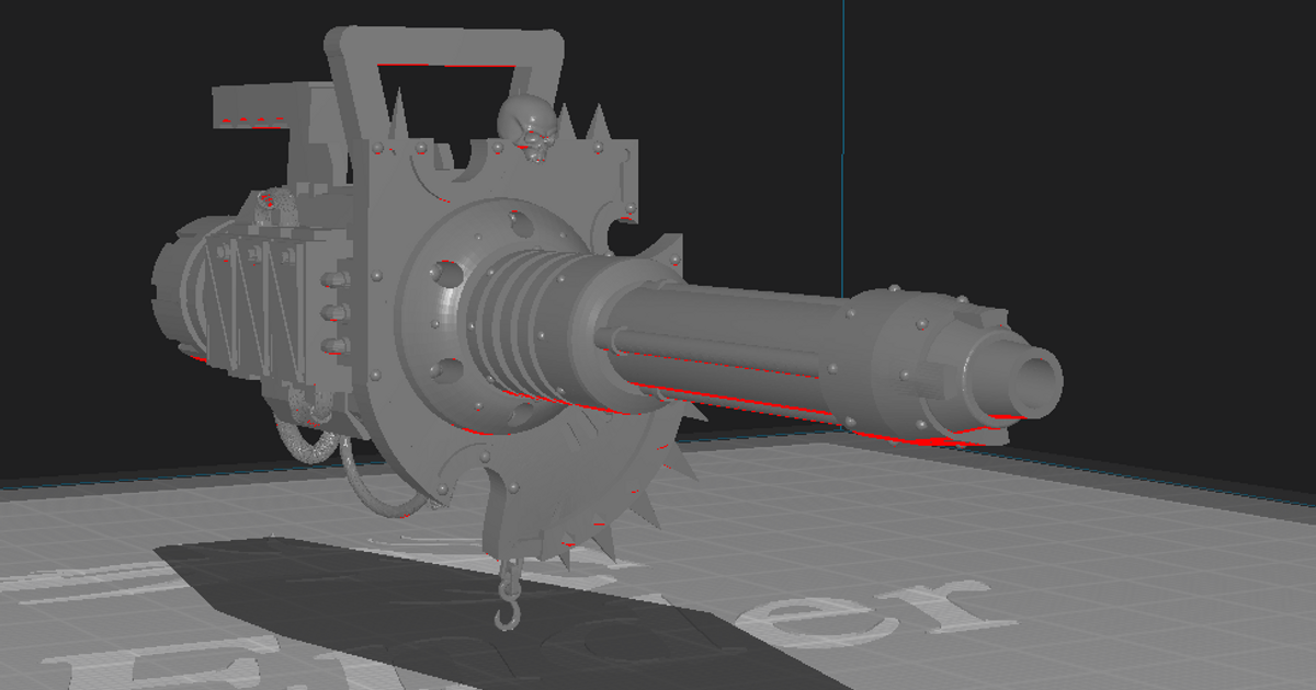 1/144 Demonic Laser Rifle For Mecha Model Kits by God Of Why | Download ...