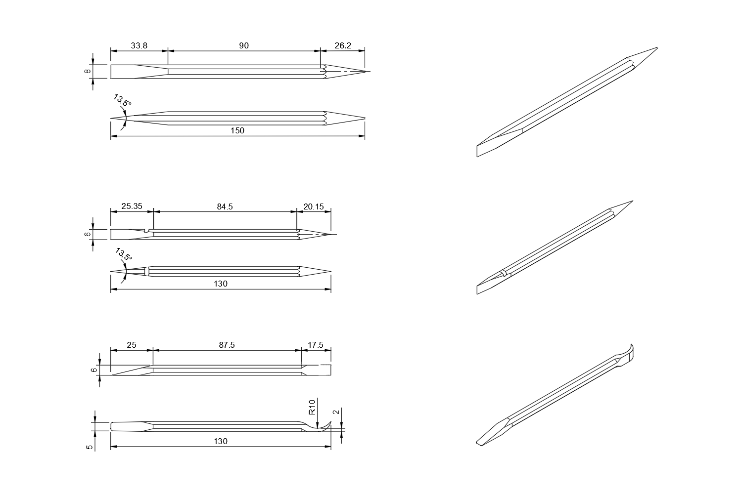Spudger Set (Electronic Disassembly Tools) by orax | Download free STL ...