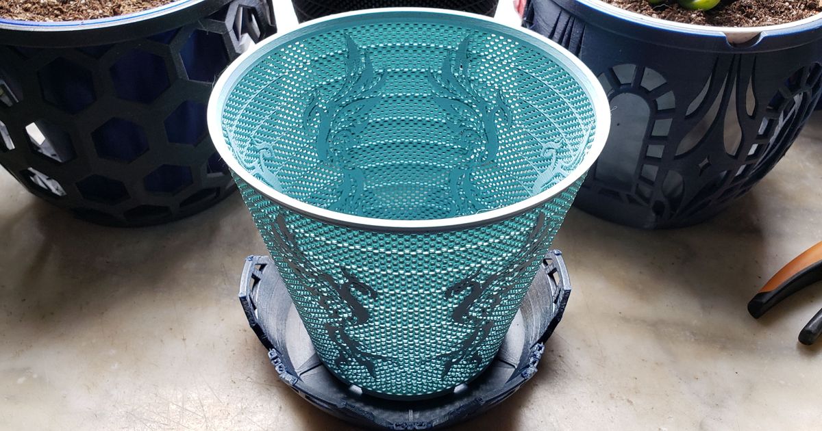 Phoenix Air Mesh Pot by Strider Varun | Download free STL model ...