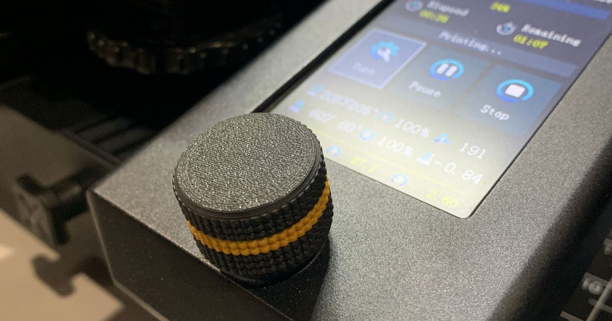 Professional Screen Knob for the Ender 3v2 by K2_Kevin | Download free ...
