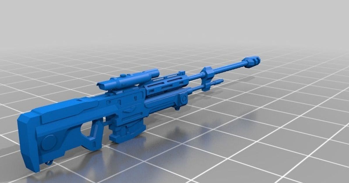 Halo Reach Sniper Rifle by Jace1969 | Download free STL model ...