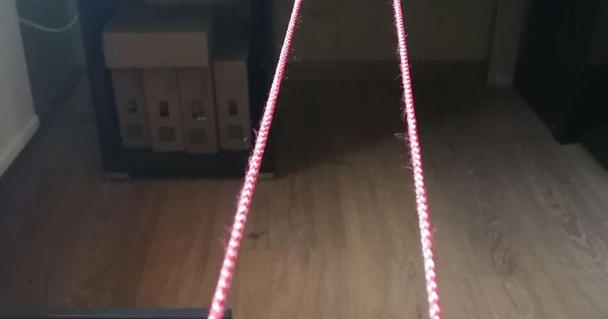 A Rope Track (Zip Line, Aerial line) kit for TrixTrux toy cars by J.D ...