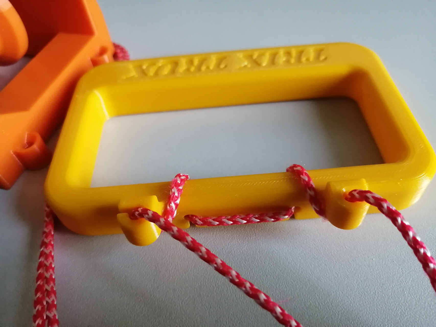 A Rope Track (Zip Line, Aerial line) kit for TrixTrux toy cars by J.D ...
