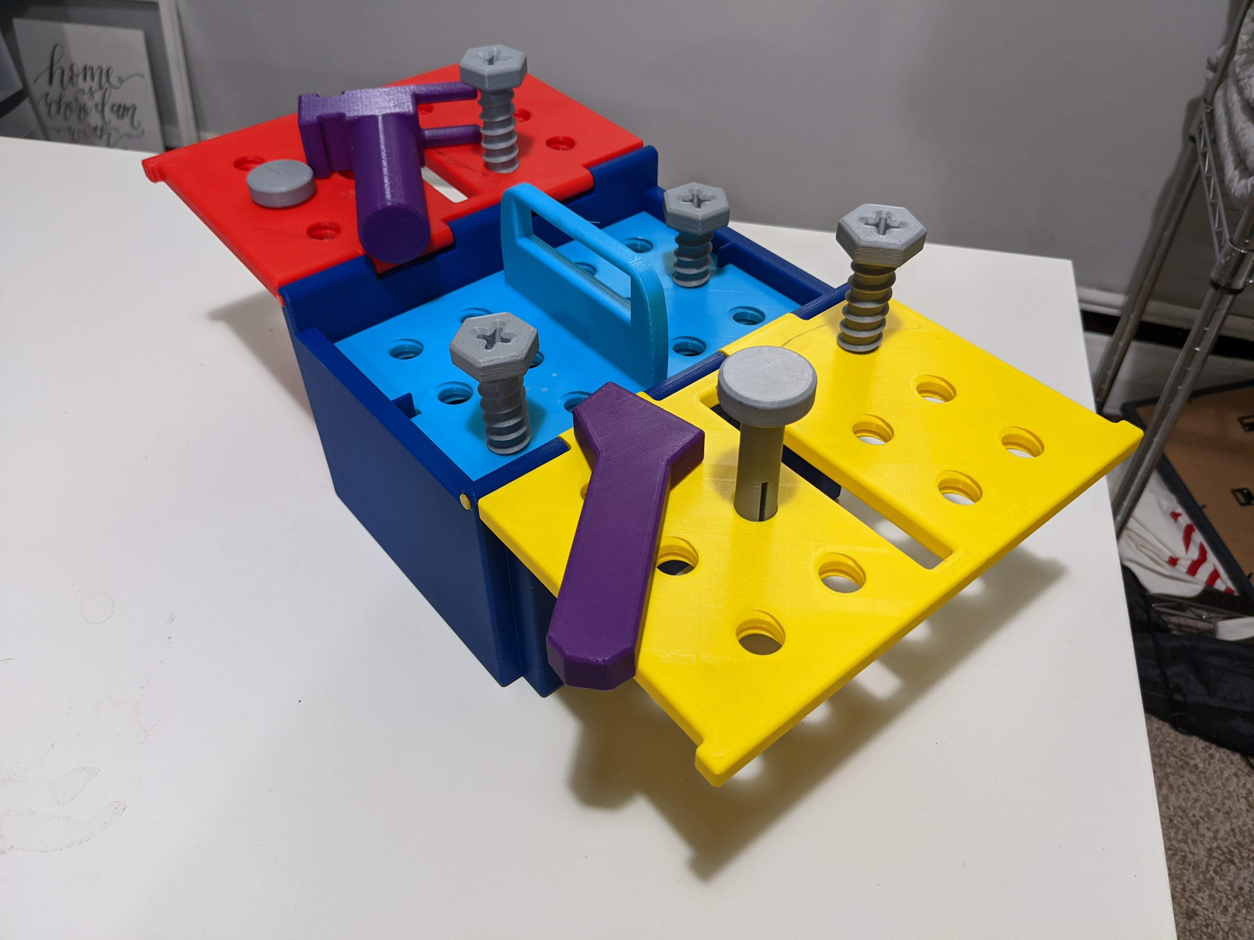 Children's Toy Toolbox by aviola7x7 | Download free STL model ...