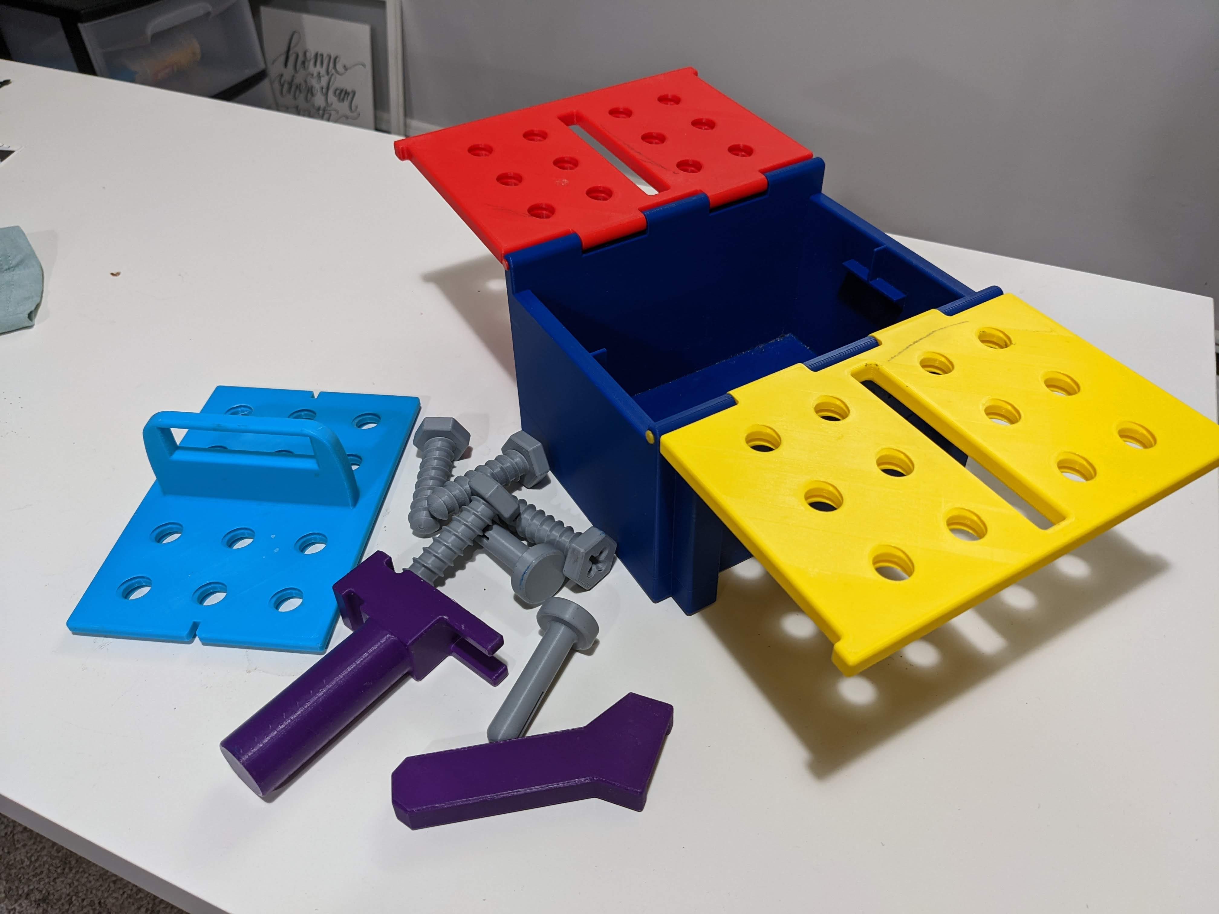 Children's Toy Toolbox by aviola7x7 | Download free STL model ...
