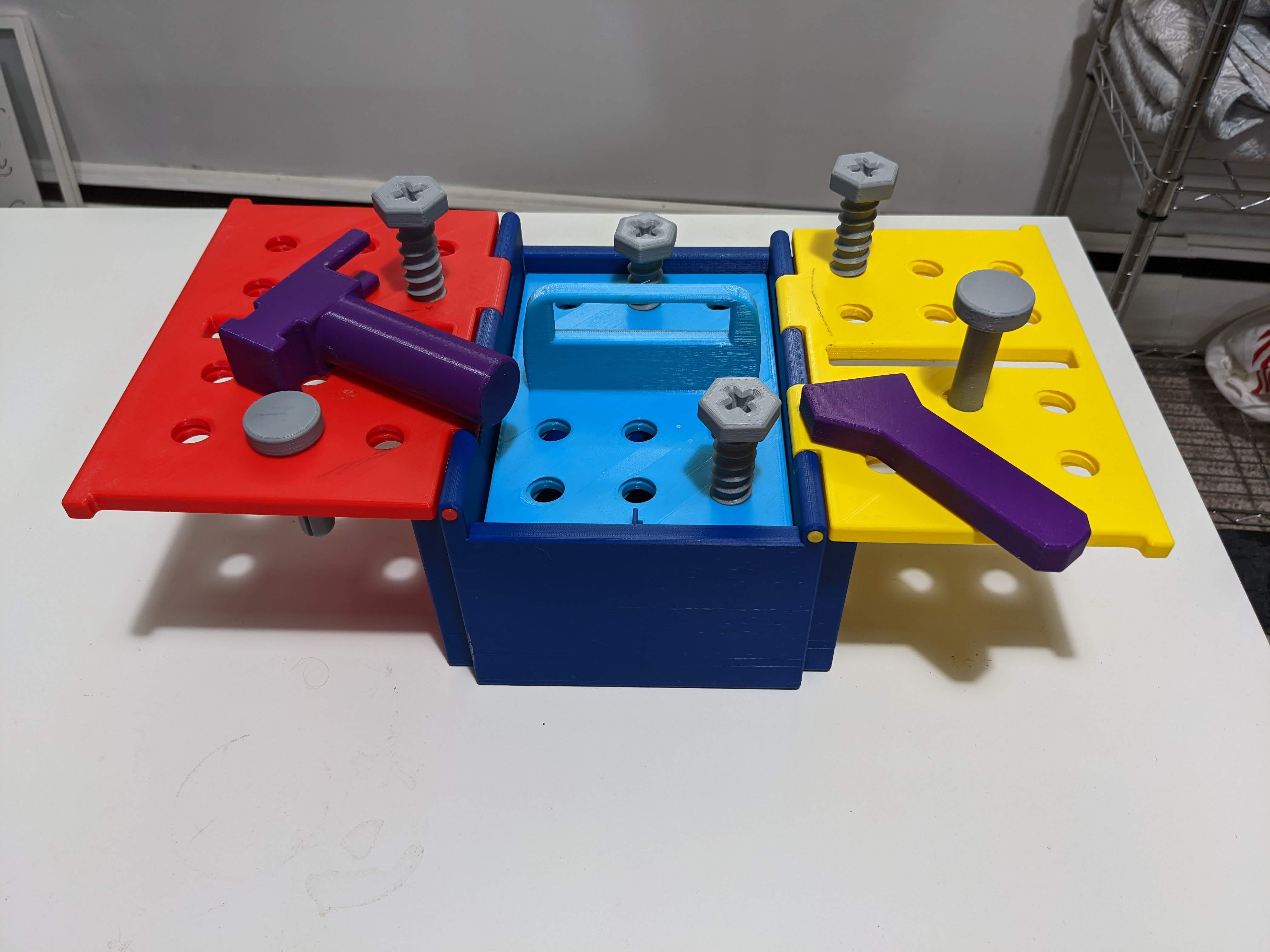 Children's Toy Toolbox by aviola7x7 | Download free STL model ...