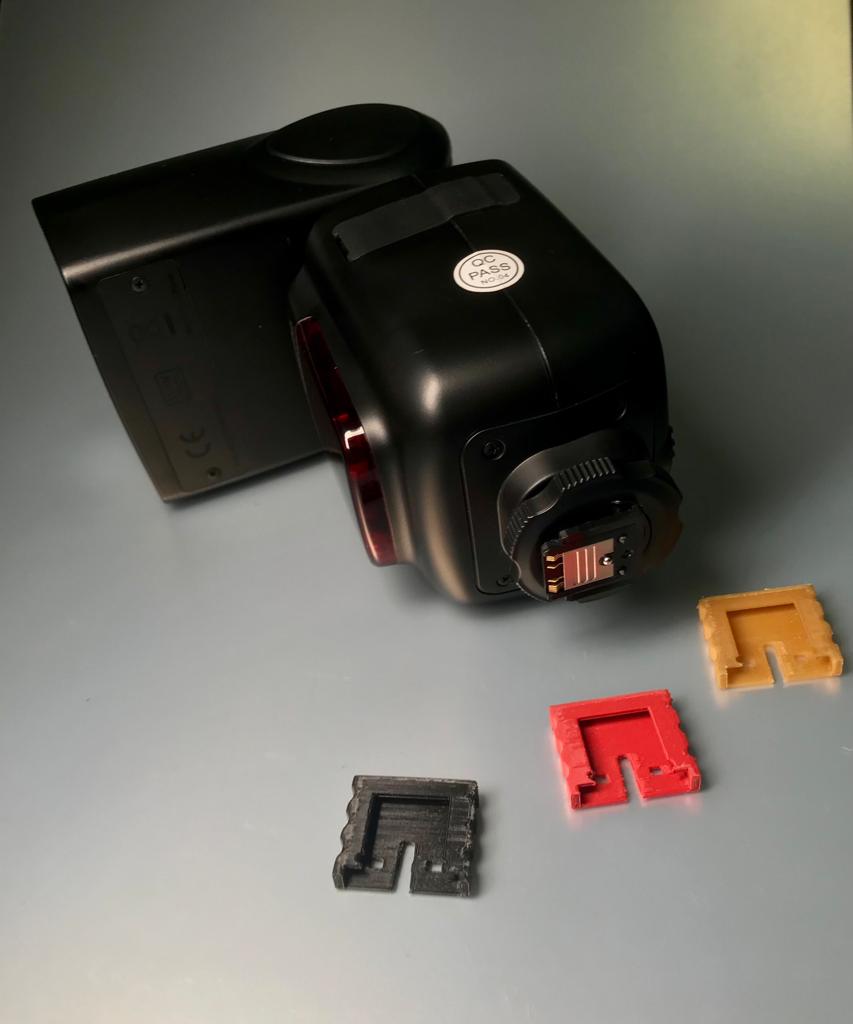 Hot shoe cover for DSLR flash light by 3dpoem | Download free STL model ...