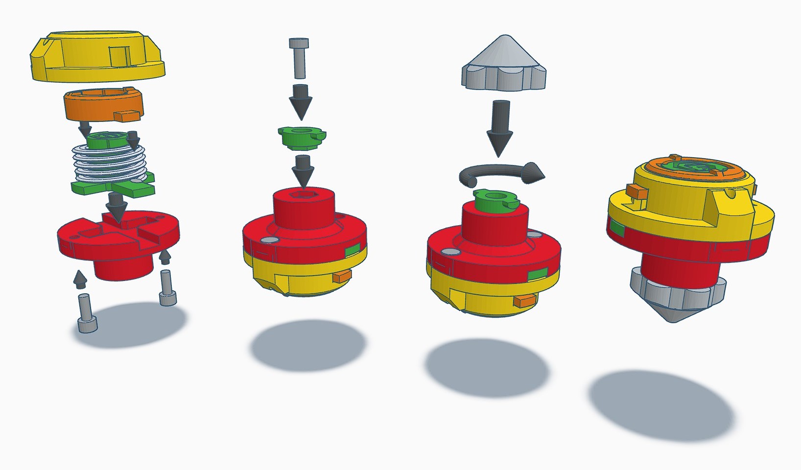 Beyblade 'Hover' Driver kit (Legacy) by Coal Fuse | Download free STL ...