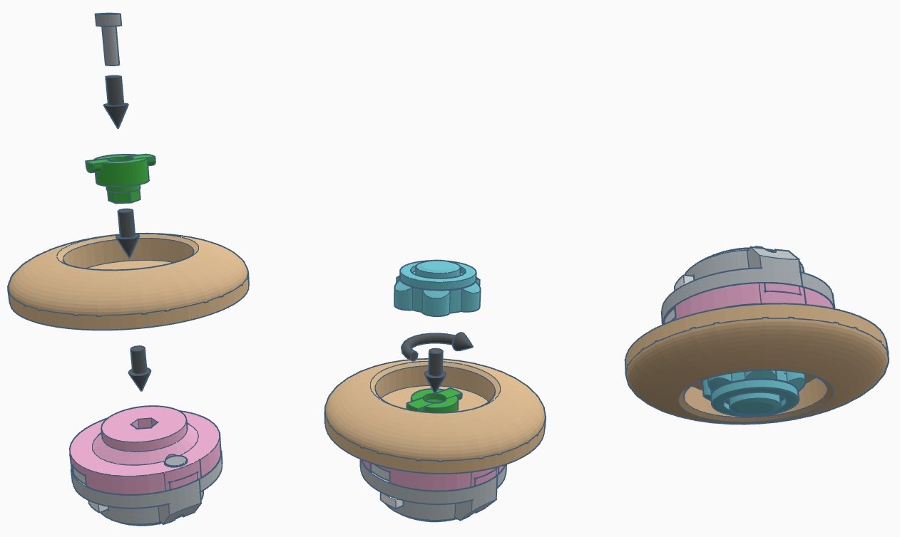 Beyblade 'Hover' Driver kit (Legacy) by Coal Fuse | Download free STL ...