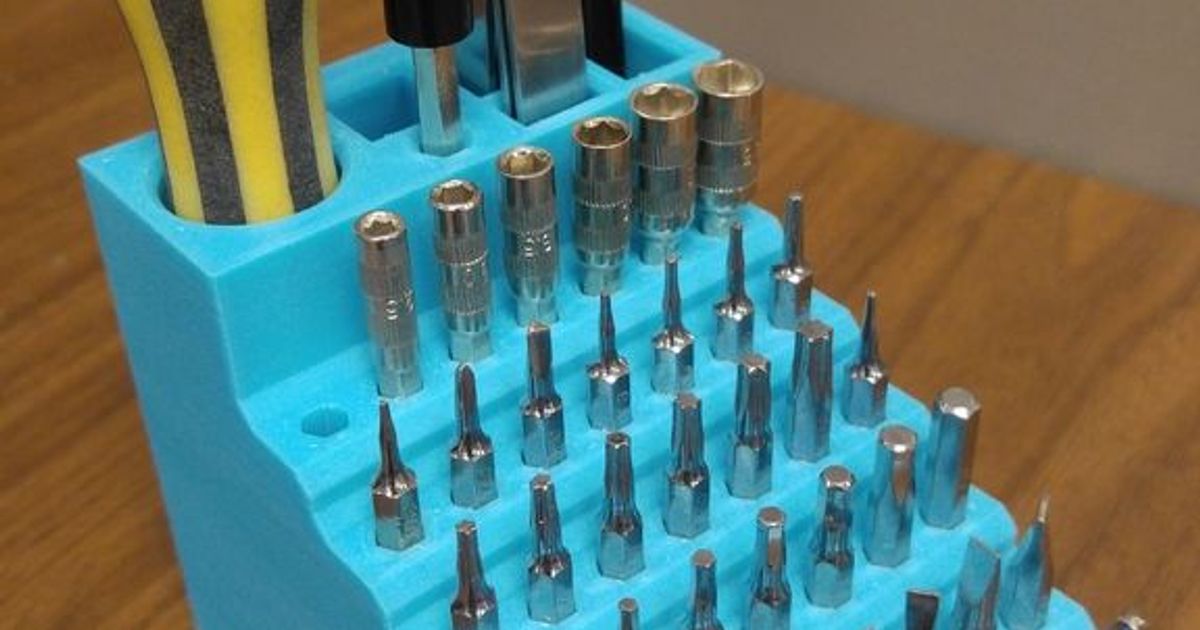 Precision Screwdriver bit holder by Stewbacca | Download free STL model ...