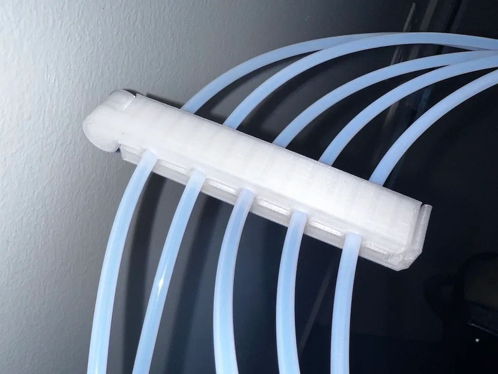 Print In Place MMU2 PTFE tube separator clip by az | Download free STL ...