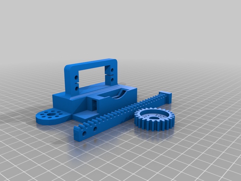 Modified Servo Linear Actuator By Nate Disalvo Download Free Stl