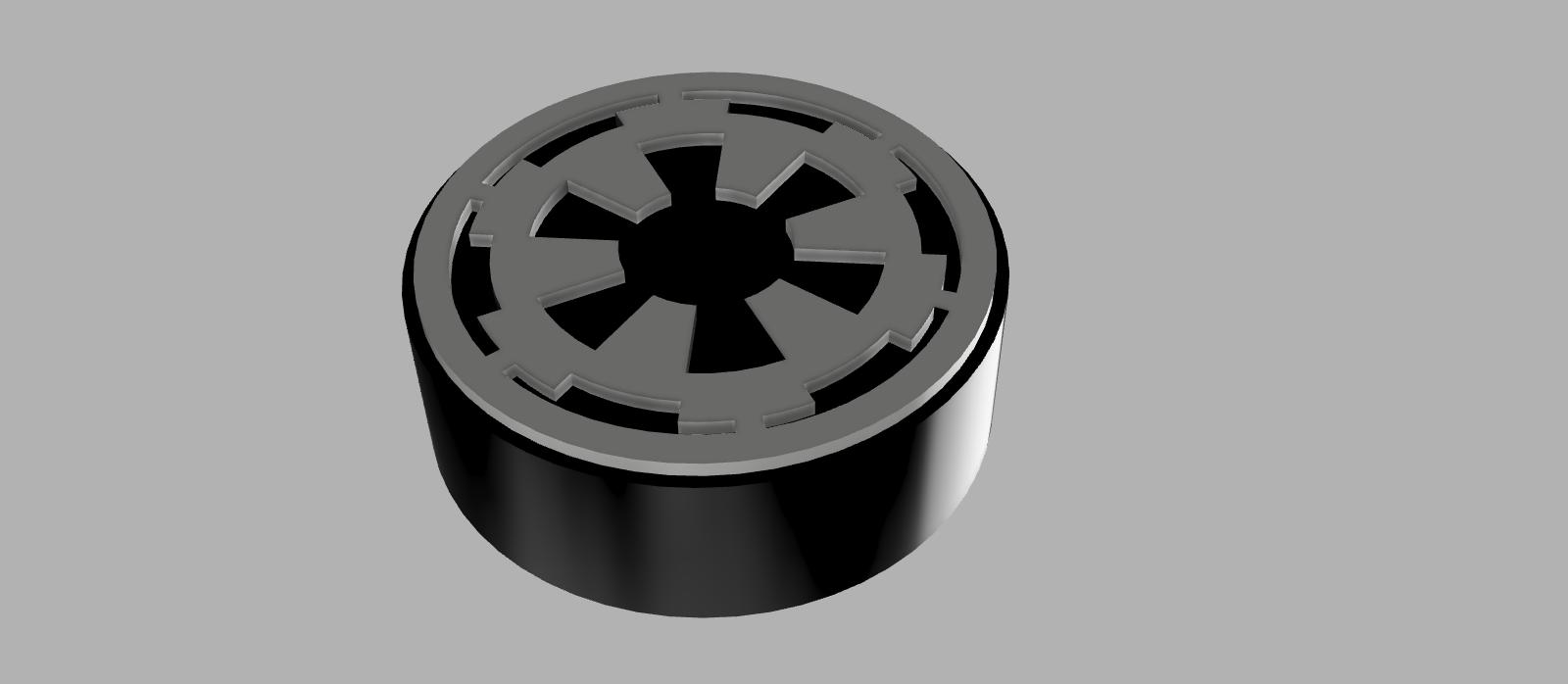 Empire or rebel alliance knob by 3DPhage | Download free STL model ...