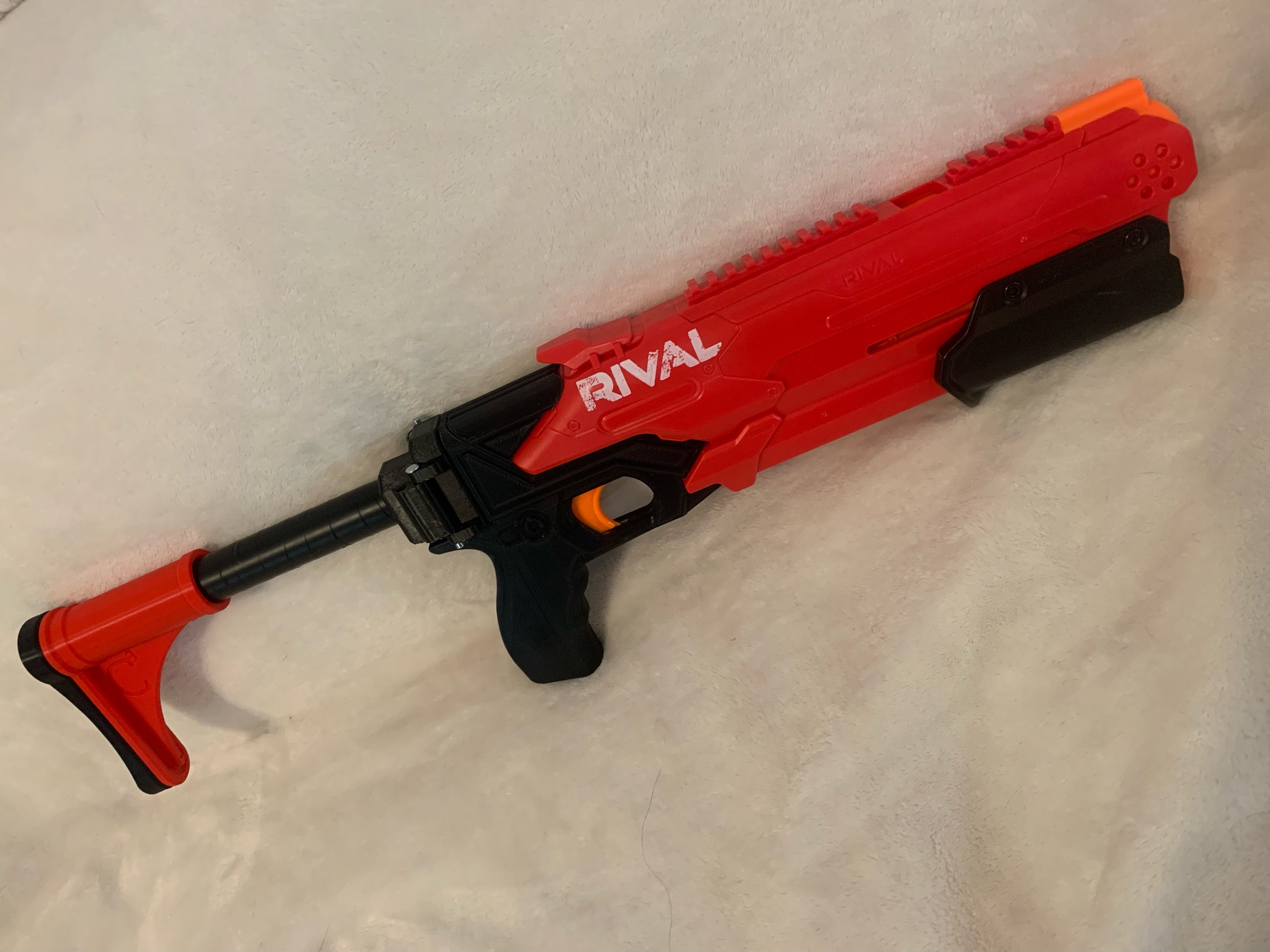 Nerf Rival Takedown Folding Stock by Cake | Download free STL model ...