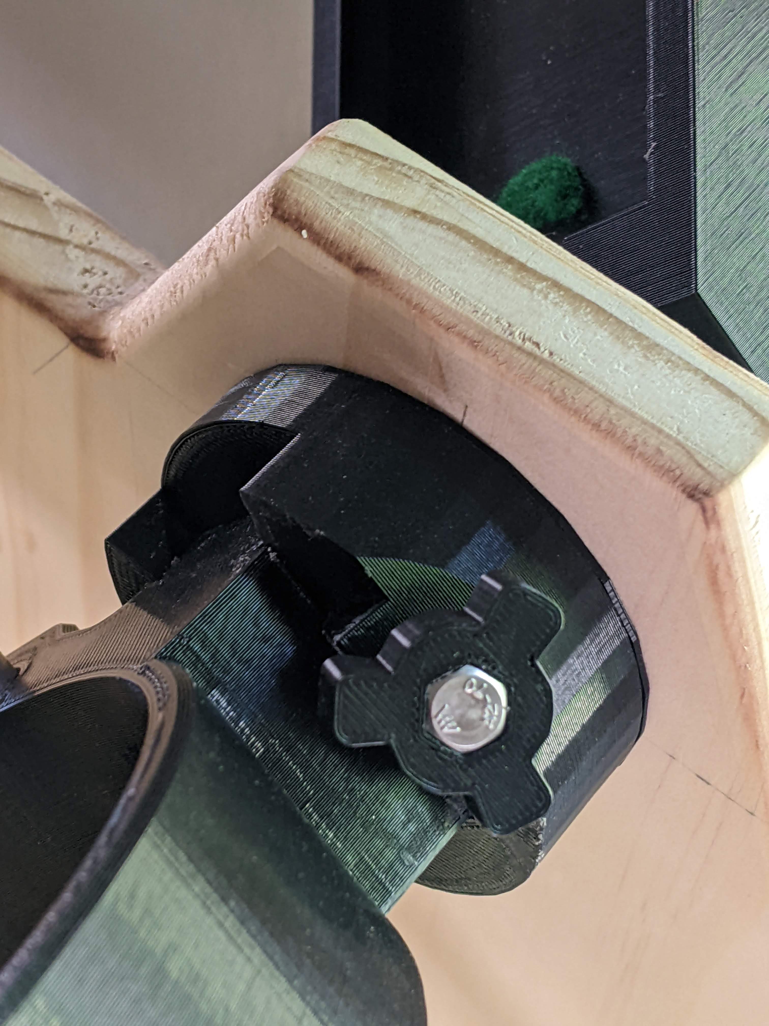 Azimuth/Altitude mount for the Hadley 114/900 telescope by SDHayes ...