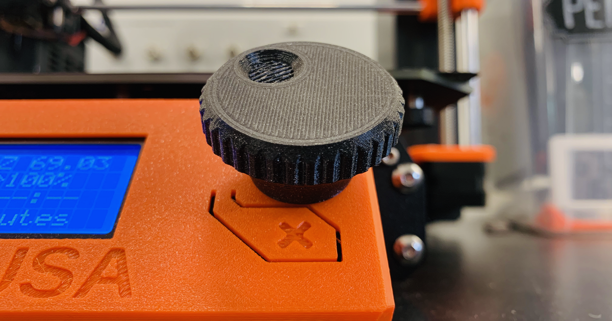 Shuttle-Style Encoder Wheel, Tall by bigthump | Download free STL model ...