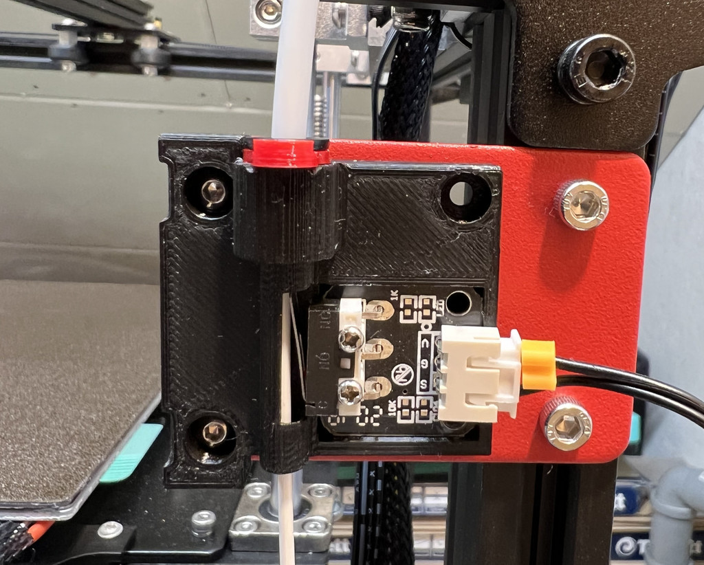 Creality Filament Sensor with Guide by SirUffsALot | Download free STL ...
