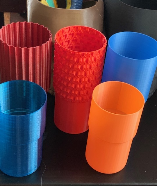 Azure Film Spool Paintbrush organizing cups Vase Mode by Jim_Killie ...