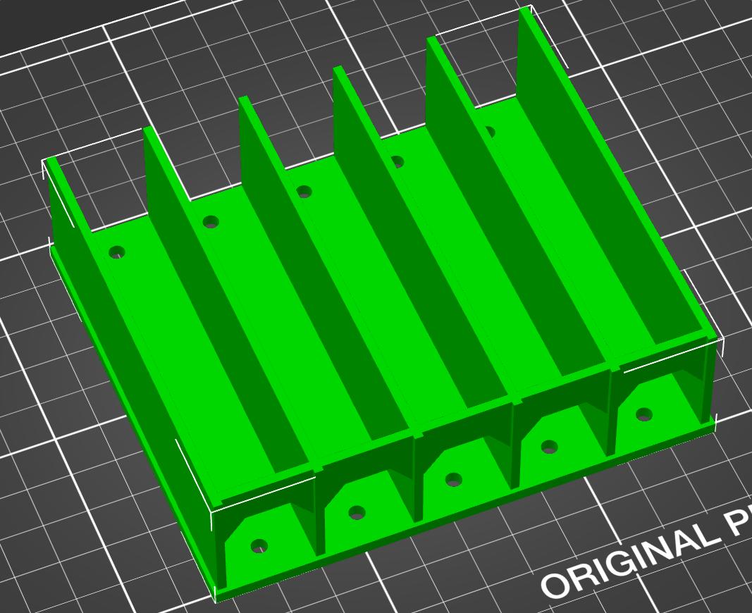 Under shelf plier rack by inverted1 | Download free STL model ...