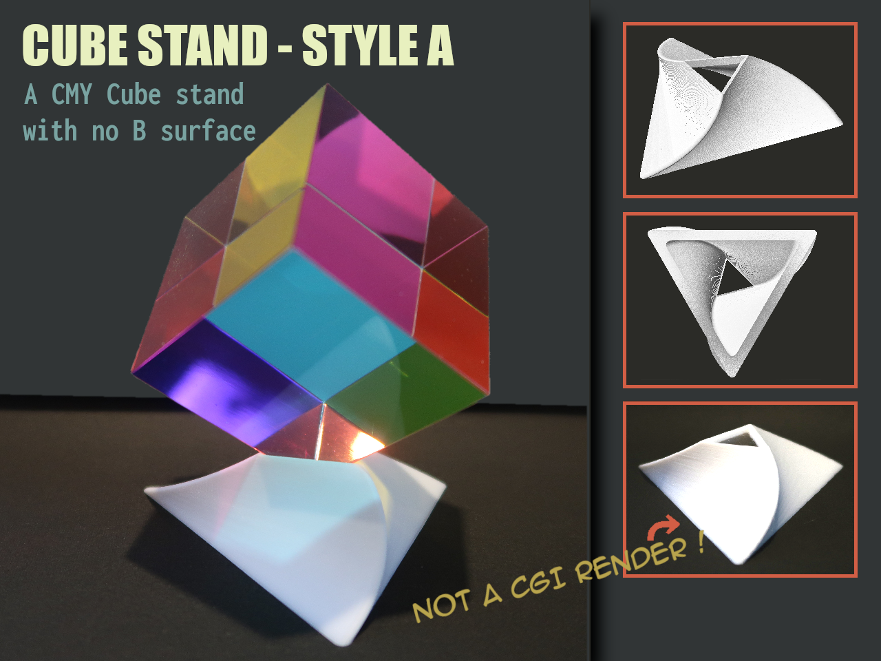 CMY Cube Holder - Style A by Arnaud The 100 Yen Engineer | Download ...