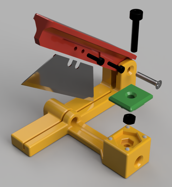 Cantilever PTFE Tubing Cutter by FatDan | Download free STL model ...