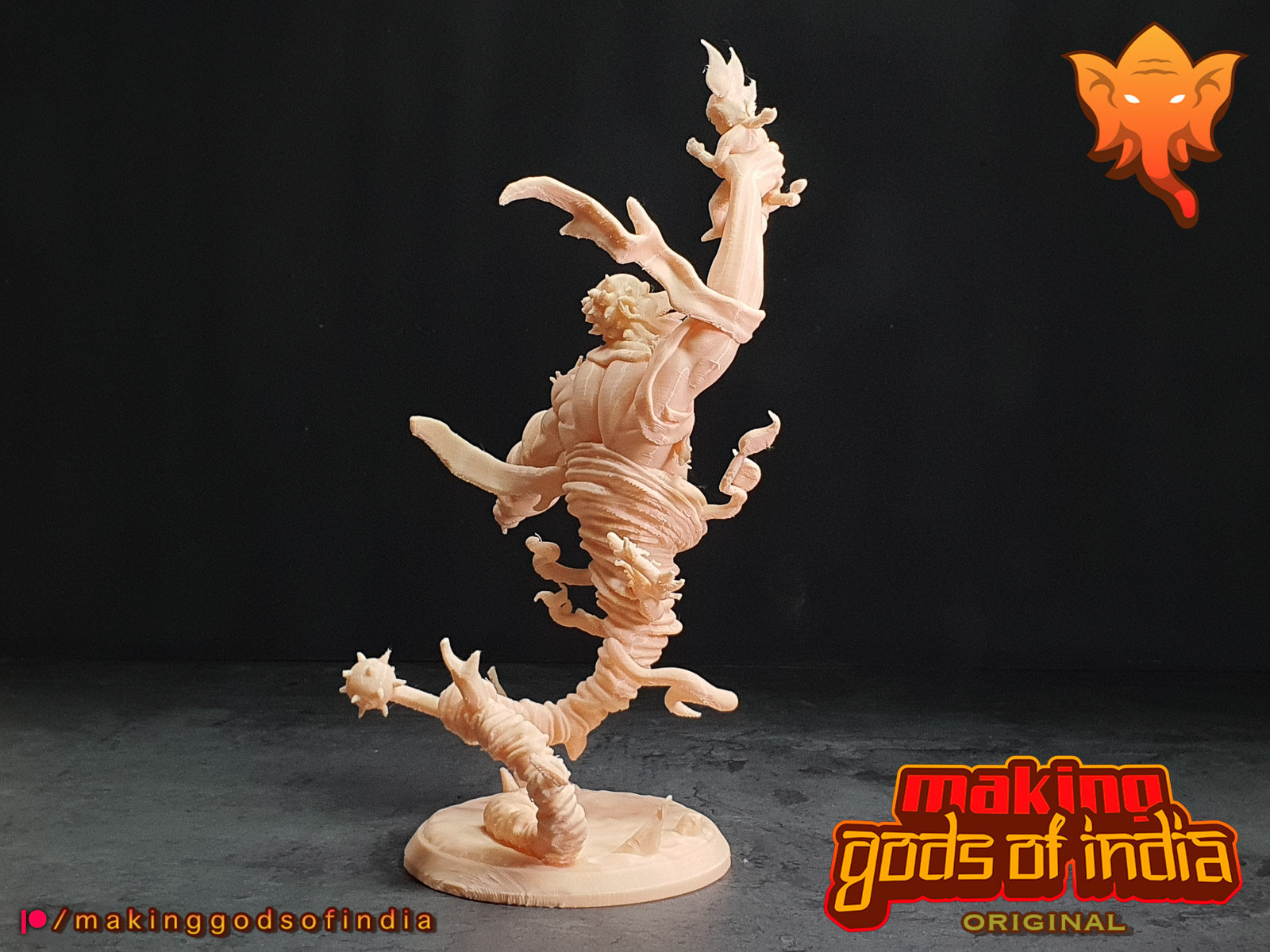 Baby Krishna & Trinavarta The Tornado Demon by Vedic Futura | Download ...