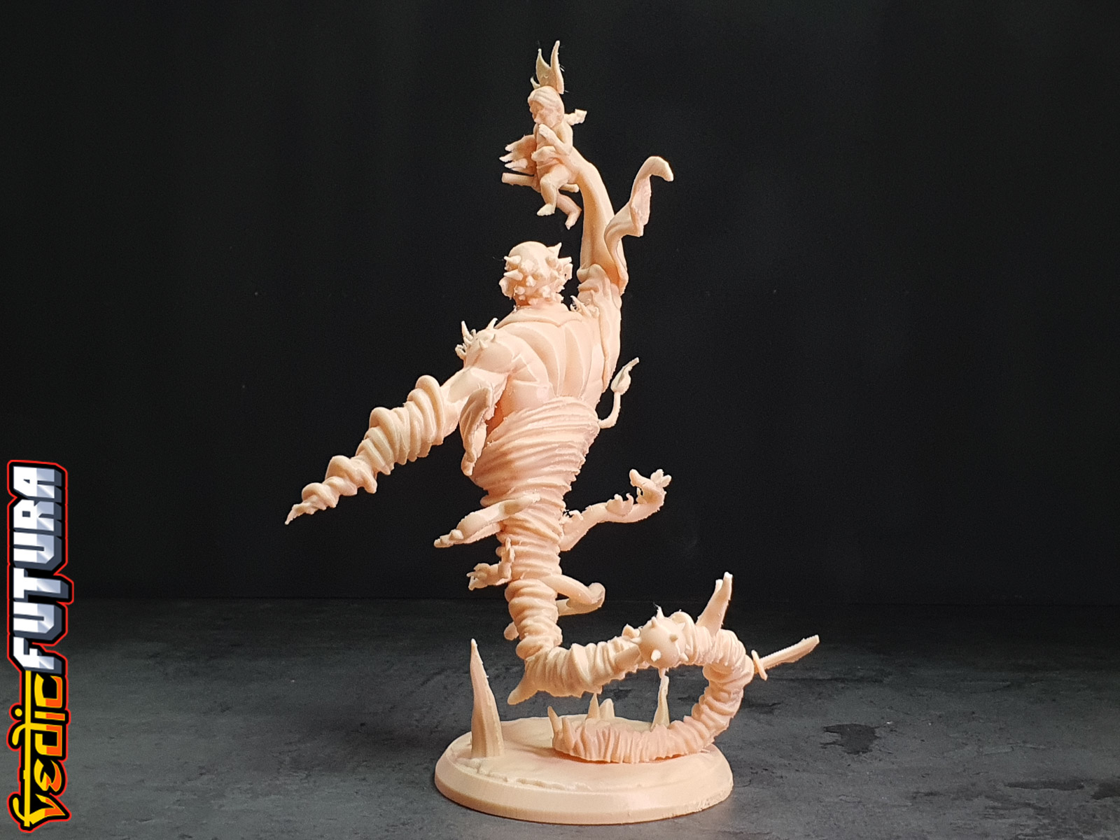 Baby Krishna & Trinavarta The Tornado Demon by VedicFutura | Download ...