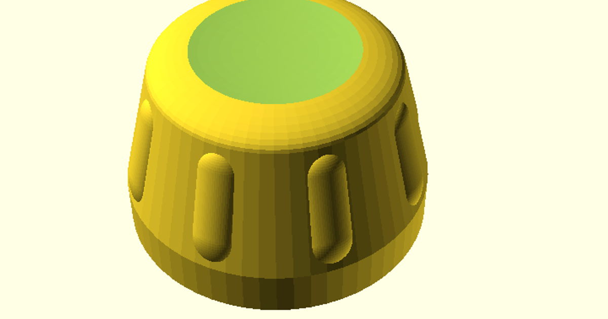 Control button - medium by SHR3D.eu | Download free STL model ...